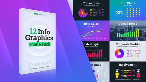 Download Wave Infographic Pack - Videohive - aedownload.com