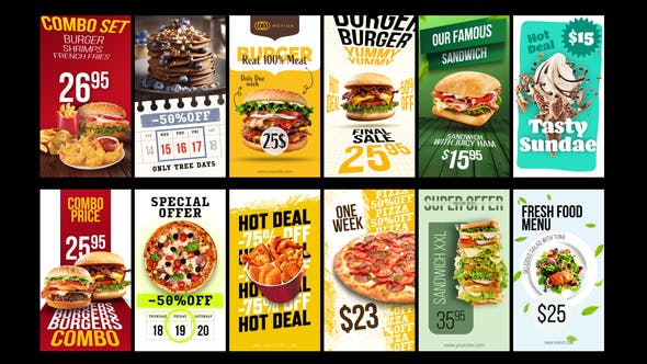 Download Vertical Food Promo - Videohive - aedownload.com