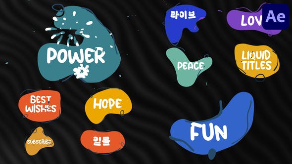 Download Liquid Plate Titles | After Effects - Videohive - aedownload.com