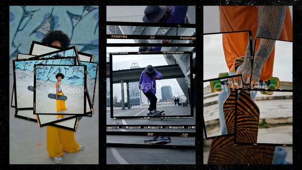 Download Vertical Film Frame Collage Transitions - Videohive ...