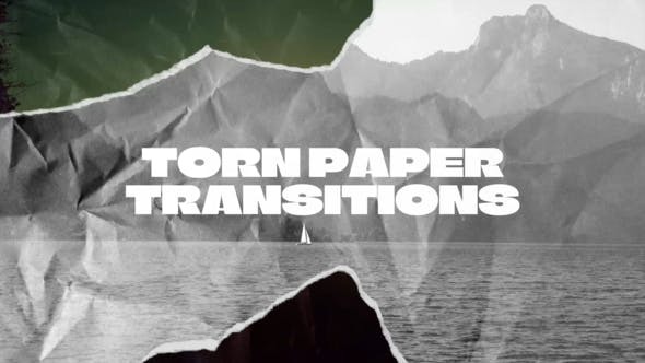 Download Torn Paper Transitions - Videohive - aedownload.com