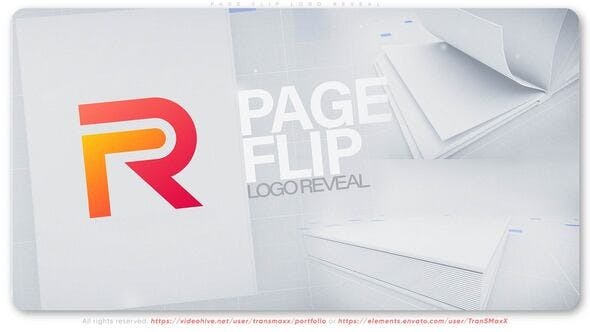 Download Page Flip Logo Reveal - Videohive - aedownload.com