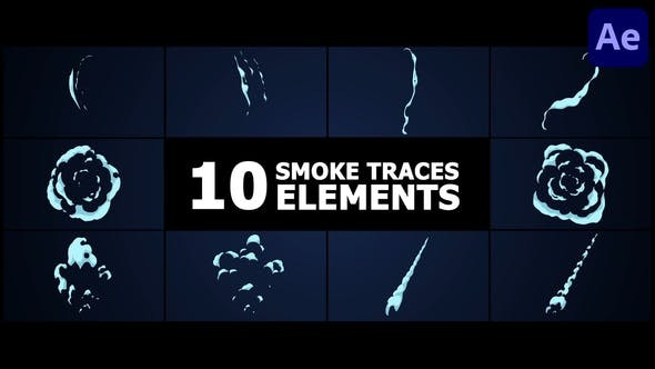 Download Smoke Traces Elements | After Effects - Videohive - aedownload.com