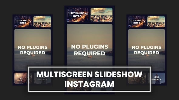 Download Multiscreen Instagram Slideshow - Videohive - aedownload.com