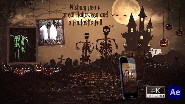 Download Halloween Intro Skeleton Dance - Videohive - aedownload.com