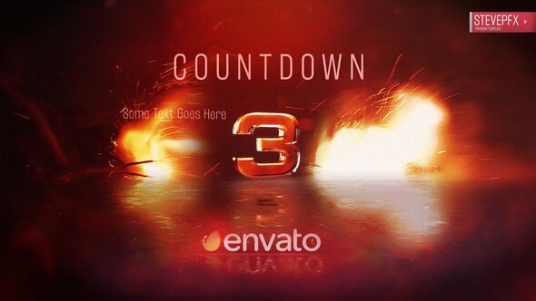 Download Fire Countdown Logo - Videohive - aedownload.com