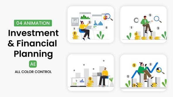 Download Investment and Financial Planning Illustration Scene ...
