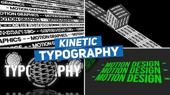 Download Kinetic Typography Pack - looping animation - Videohive ...