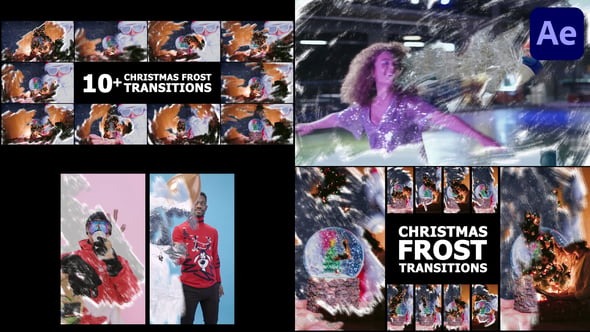 Download Christmas Frost Transitions | After Effects - Videohive ...
