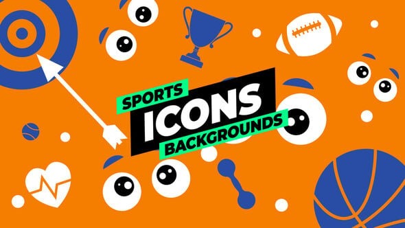 Download Sports Icons Backgrounds - Videohive - aedownload.com