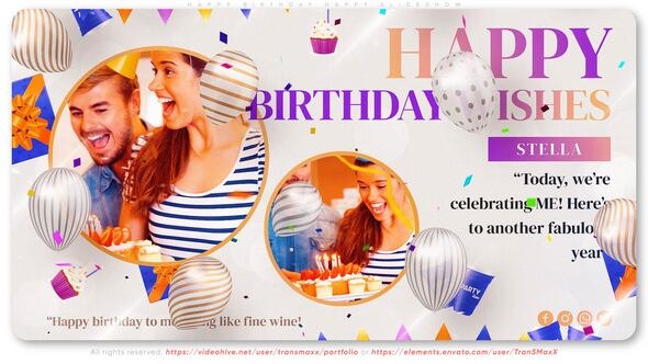 Download Happy Birthday Happy Slideshow - Videohive - aedownload.com