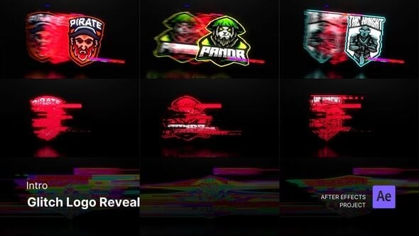 Download Intro/Opening - Glitch Logo Reveal After Effects Project Files ...