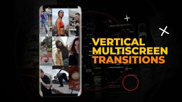 Download Vertical Multiscreen Transitions | After Effects - Videohive ...