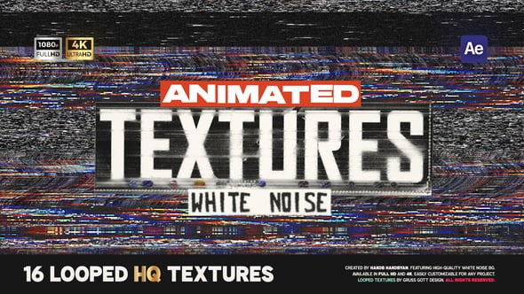 Download TV Noise Textures - Videohive - aedownload.com