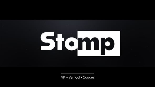 Download Stomp - Dynamic Typography | 3 Different Resolutions Videohive ...
