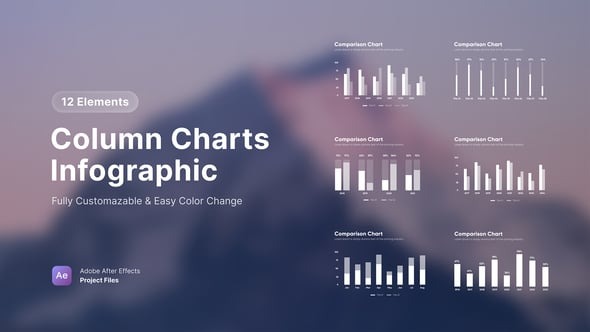 Download Column Chart Infographics Videohive - aedownload.com