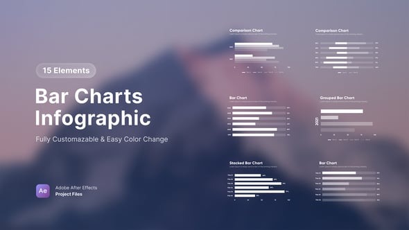 Download Bar Graph Infographics - Videohive - aedownload.com