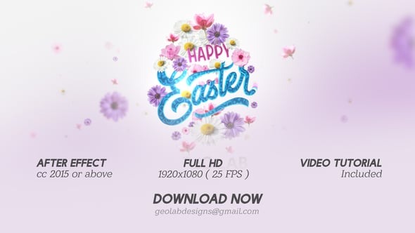 Download Happy Easter Opener Videohive - aedownload.com