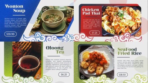 Download Asian Food Menu l Food Slideshow Videohive - aedownload.com