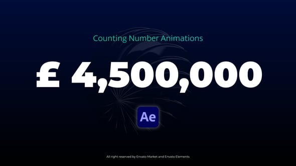Download Counting Number Animations Videohive - aedownload.com