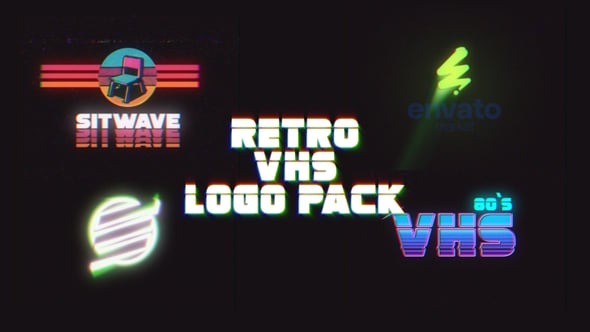 Download Retro VHS Logo Pack Videohive - aedownload.com