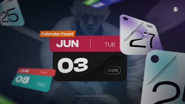 Download Calendar Count Videohive - aedownload.com
